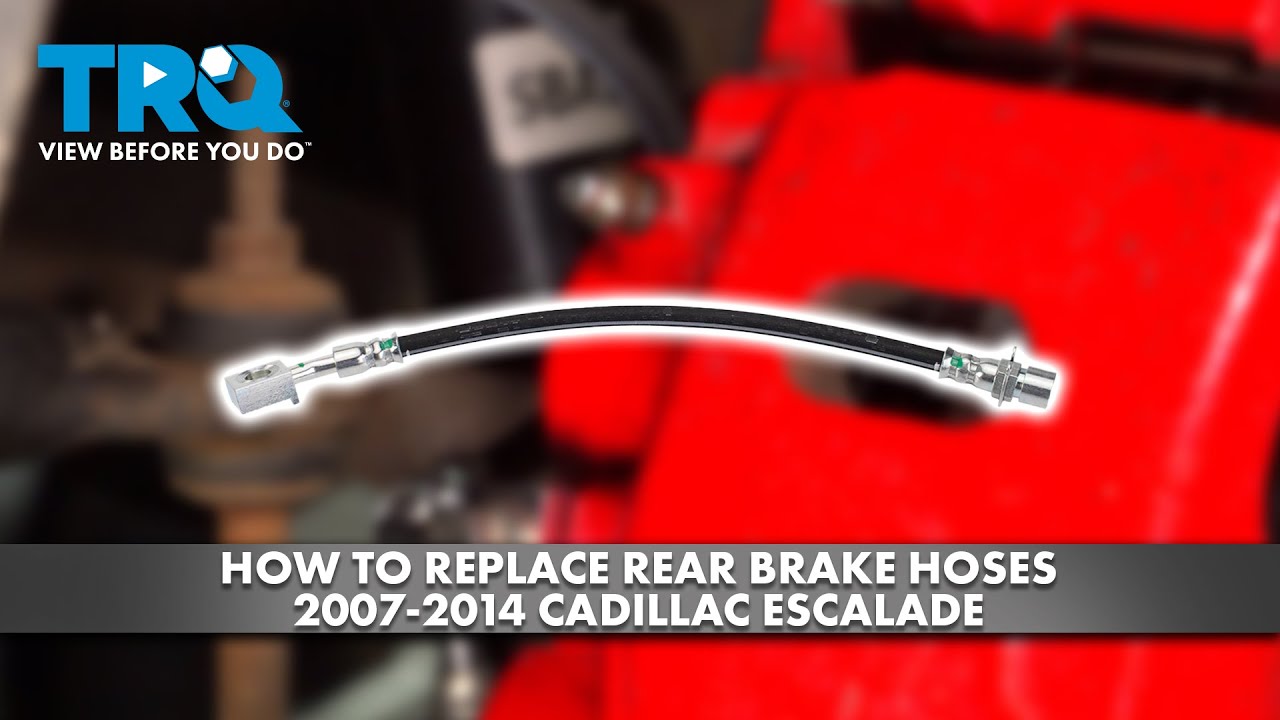 How to Replace Rear Brake Hoses 2007-2014 Cadillac Escalade - YouTube