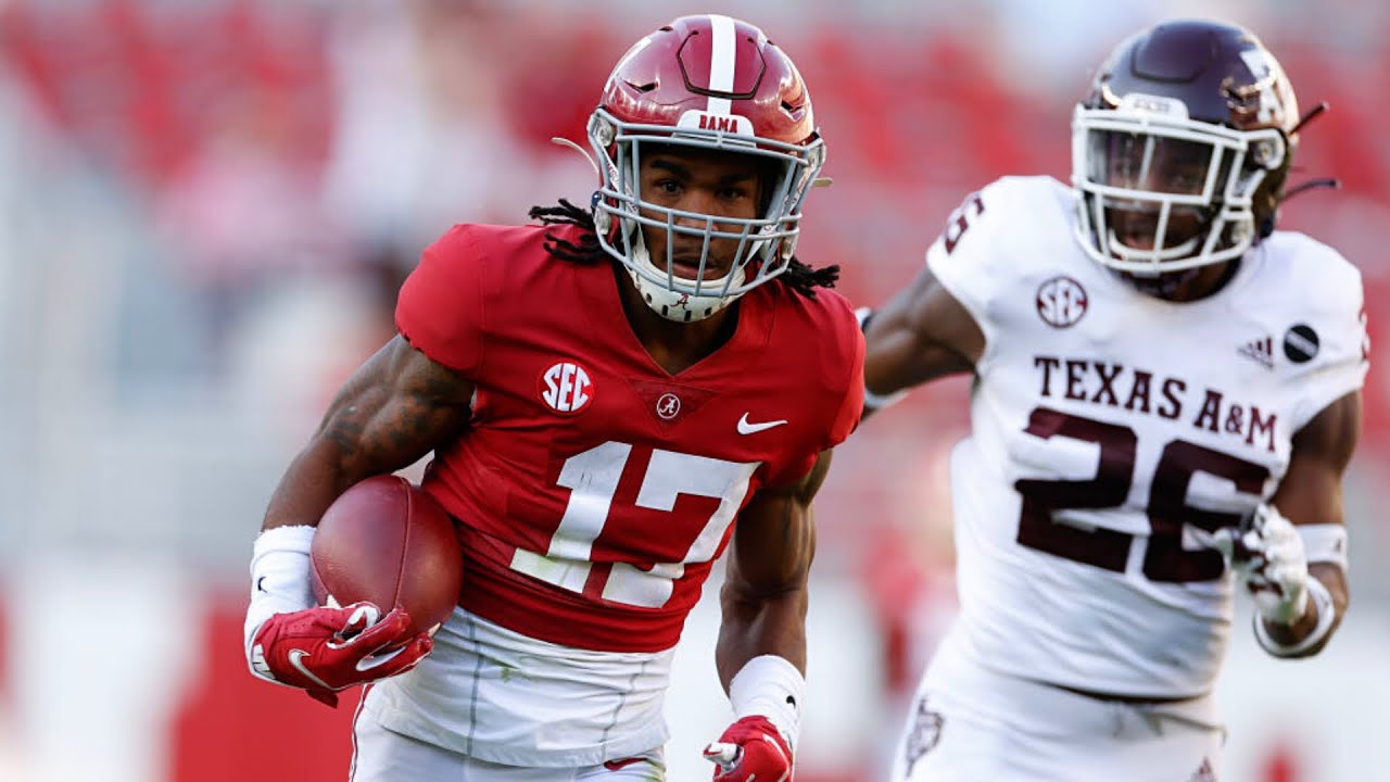 Jaylen Waddle || 2020-21 Season Highlights || Full Season - YouTube