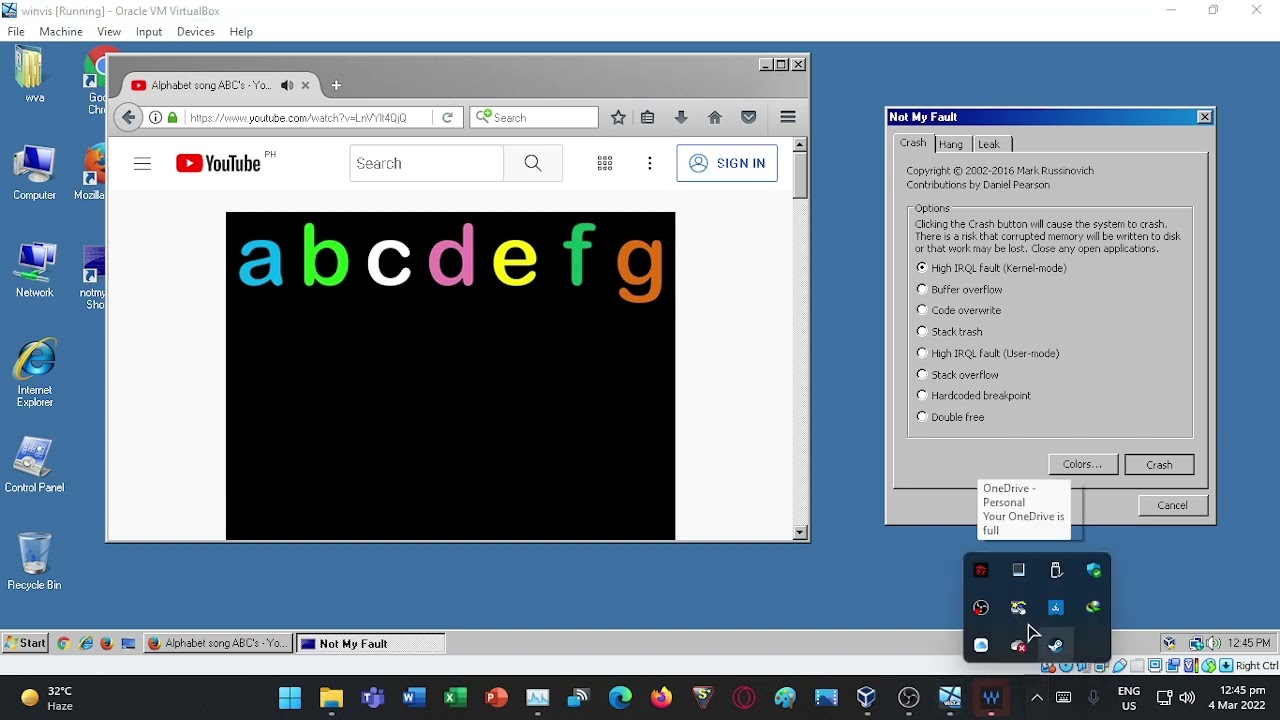 ABC SONG HAS BSOD PART 29 - YouTube