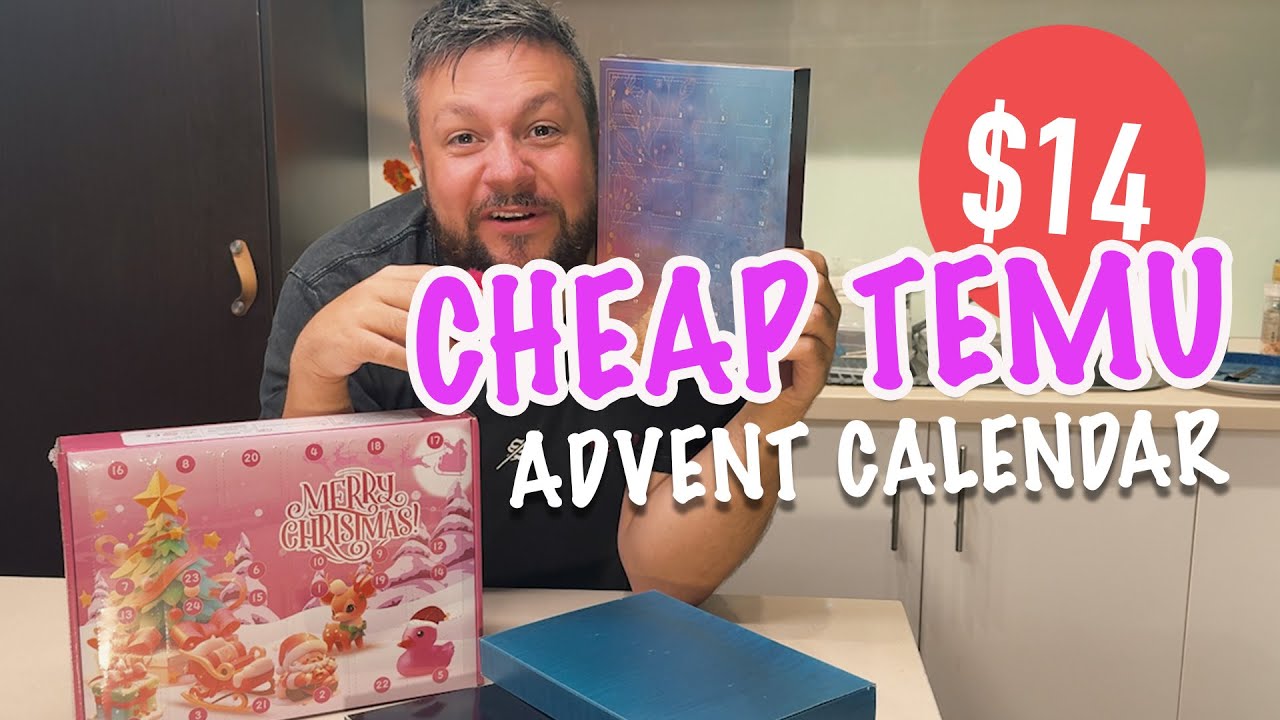 Cheap TEMU Advent Calendar - YouTube