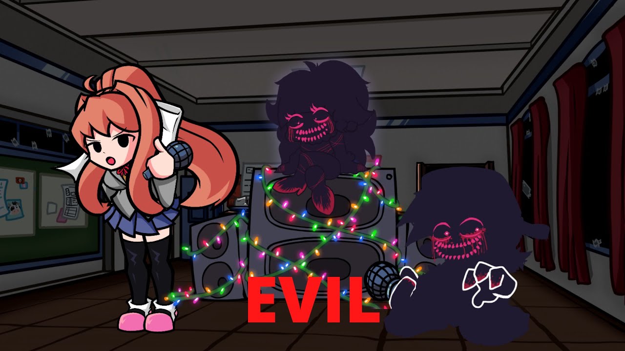 FNF corruption mix part 2 Monika vs corrupt boyfriend - YouTube