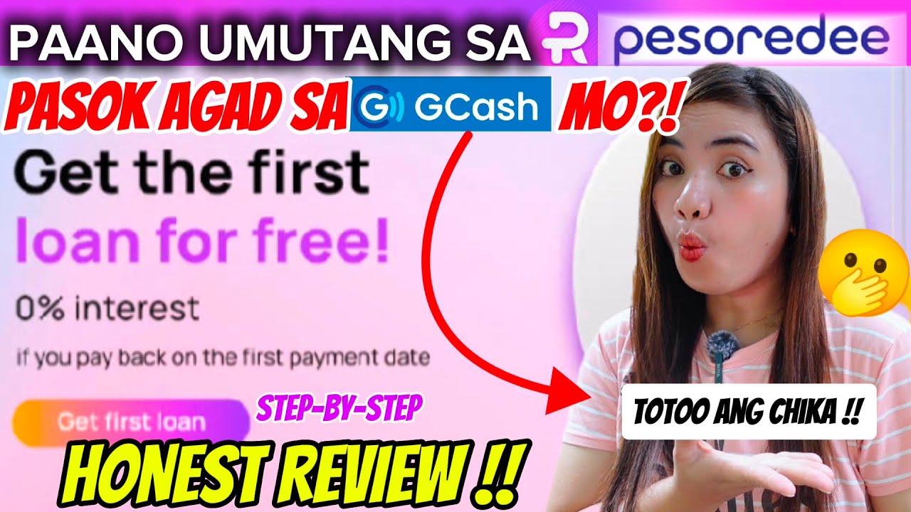 PAANO UMUTANG SA PESOREDEE w/ 0% INTEREST? NA PASOK AGAD SA GCASH MO ...