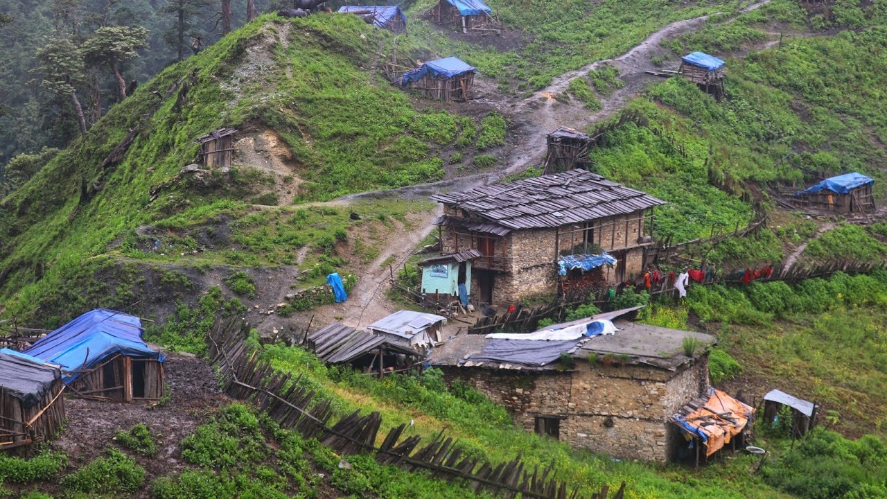 The Most Beautiful Village Life in Nepal | Relaxing & Peaceful Village ...