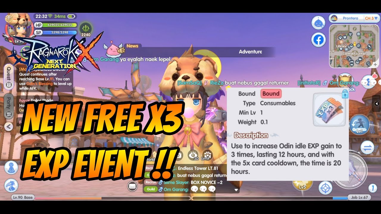 NEW FREE 3X EXP EVENT ROX !! - RieZz CH - YouTube