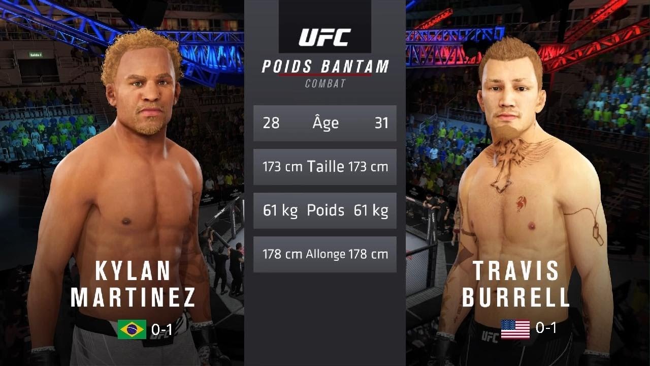 UFC 4 | Kylan Martinez (0-1) vs Travis Burrell (0-1) | Bantamweight ...
