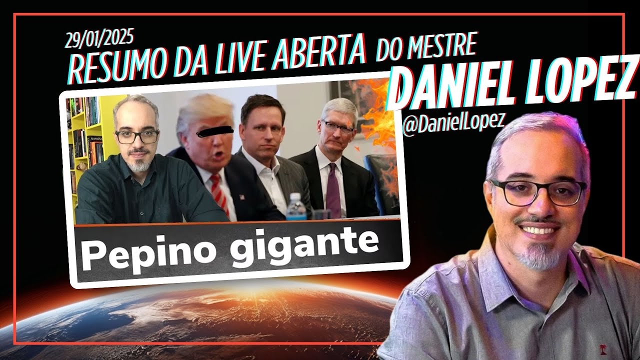 RESUMO COMPLETO - Live Daniel Lopez 29/01/25 COMEÇOU PESSOAL - YouTube