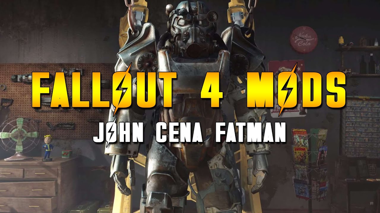 Fallout 4 Mods - John Cena Fat Man - YouTube