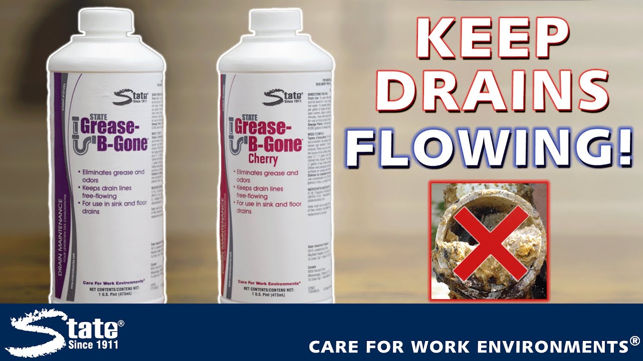 Keep Your Drain Lines Flowing Freely with Grease-B-Gone! - YouTube