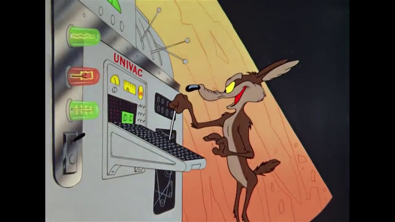 Wile E. Coyote and the Univacmachine - YouTube