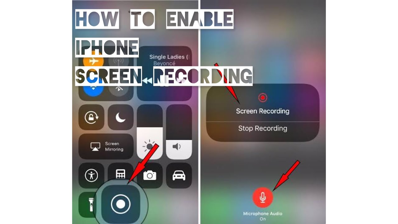 How to screen record on iPhone || iPhone me screen recording kese kare ...