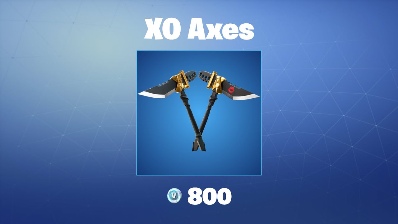 XO Axes | Fortnite Pickaxe - YouTube