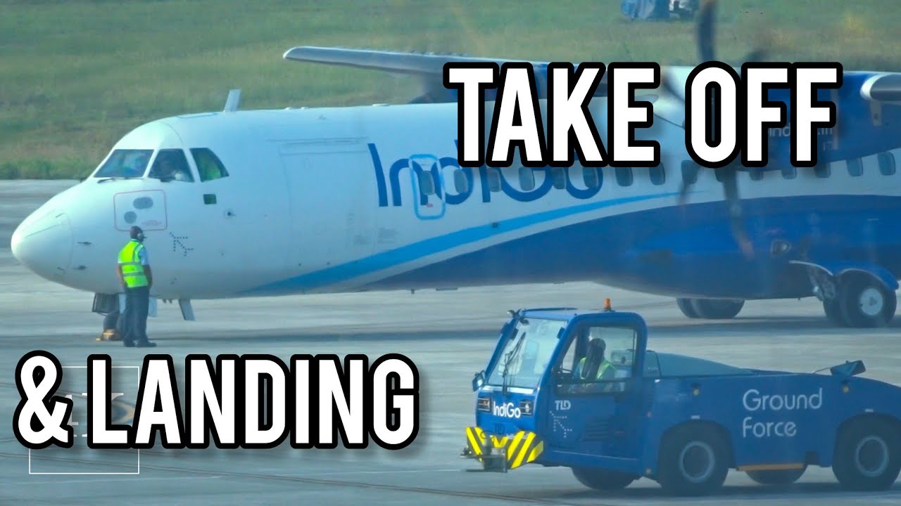 (4K) Plane Take off & Landing At One Of The Biggest New Generation ...