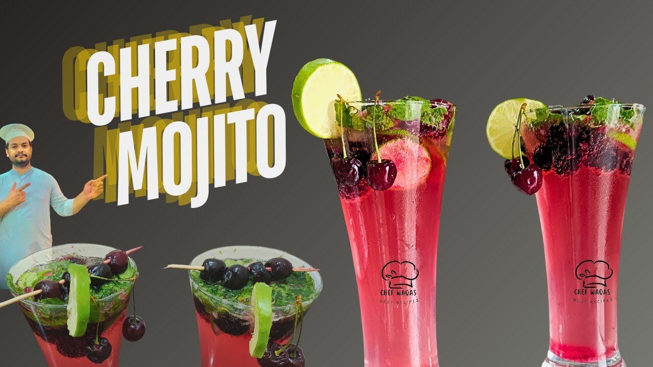 Cherry Mojito Recipe | Refreshing Drink Cherry Mojito | How to Make cheery Mojito Recipe | - YouTube