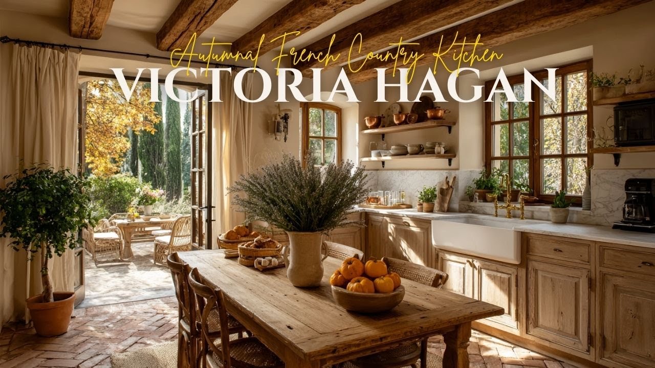 Victoria Hagan’s Autumnal French Country Kitchen Warmth & Elegance for ...