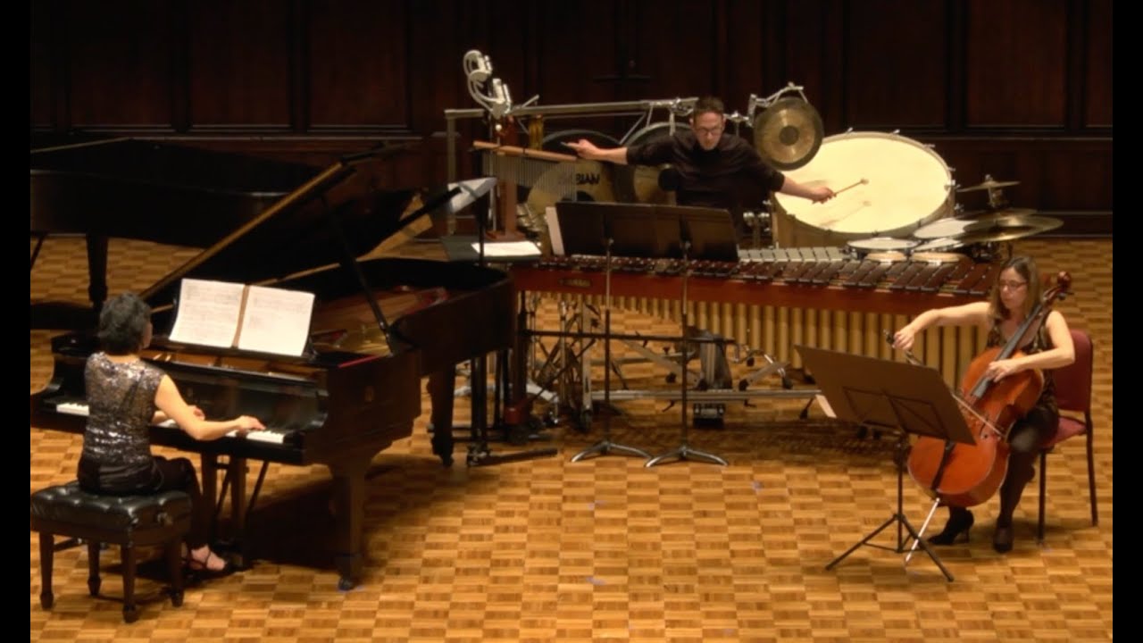 Chinary Ung - Spiral (1987) for cello, piano, and percussion - YouTube