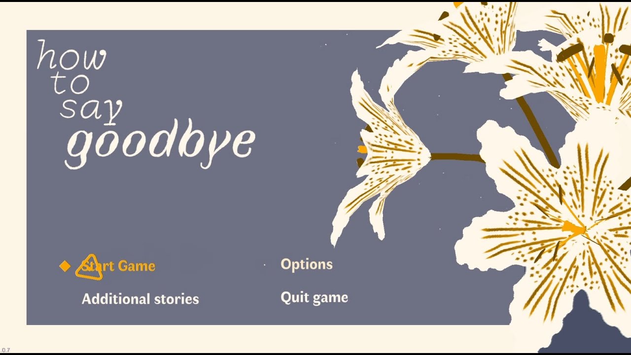 How to Say Goodbye - emotional puzzle game - YouTube