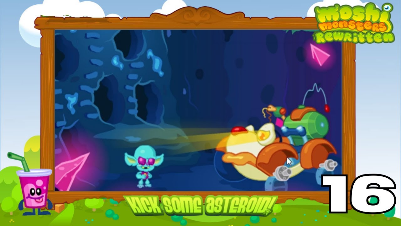 KICK SOME ASTEROID | Moshi Monsters: Rewritten | Gameplay (Part 16 ...