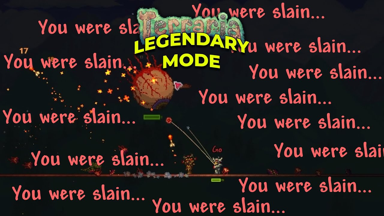 Terraria Legendary Mode bosses are ATROCIOUSLY hard 😭 - YouTube