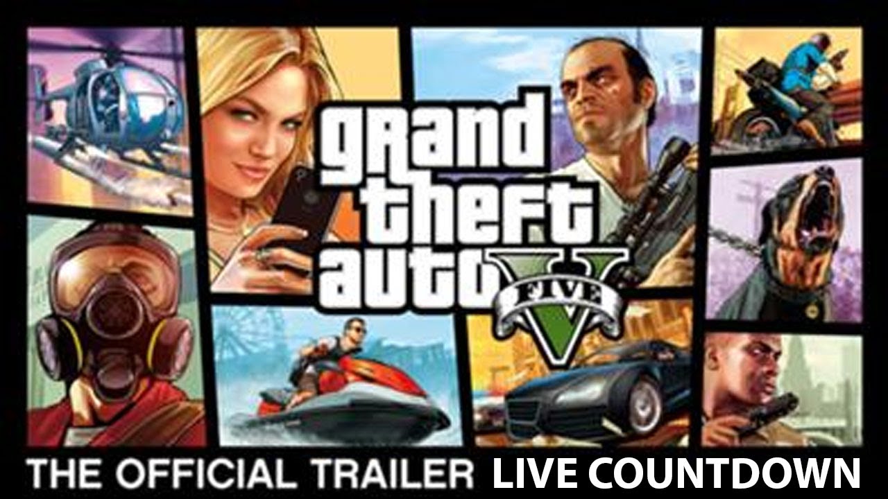 GTA V: OFFICIAL TRAILER - COUNTDOWN - YouTube