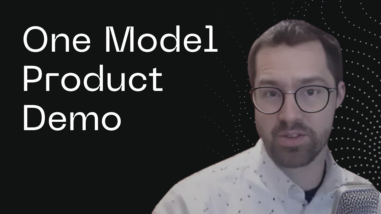 One Model Product Demo - YouTube