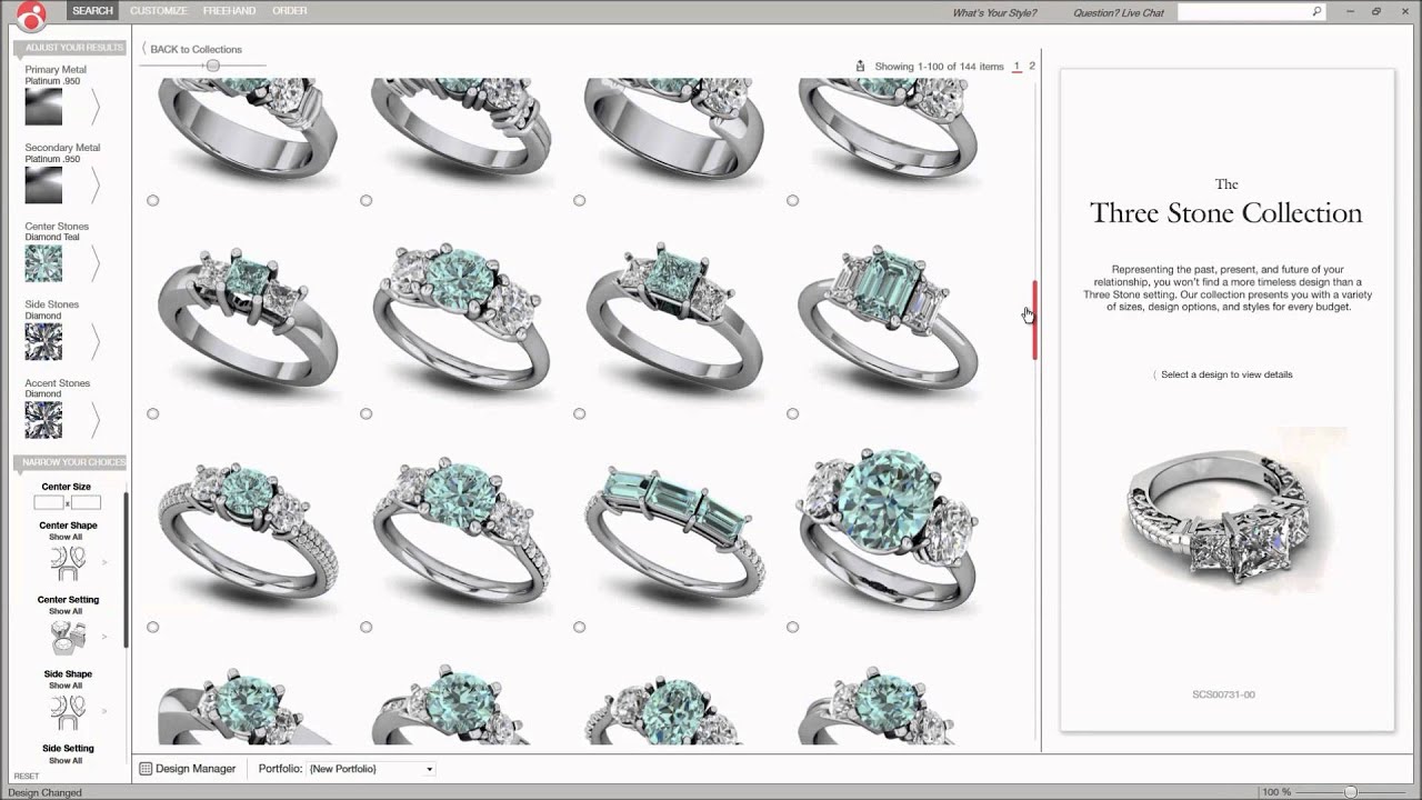 3D Technology to Custom Jewellery Design - YouTube