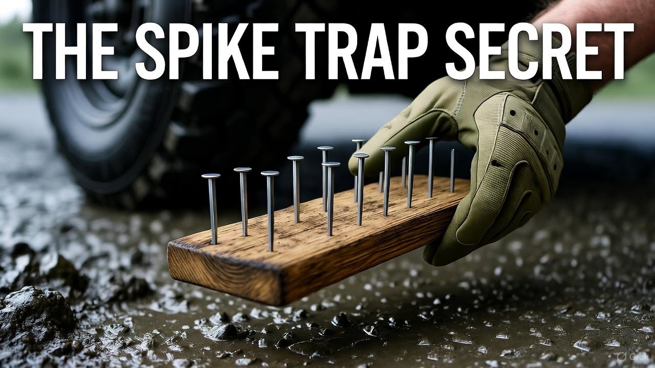 The Simple Nail Trap That Stopped Trucks Cold - YouTube
