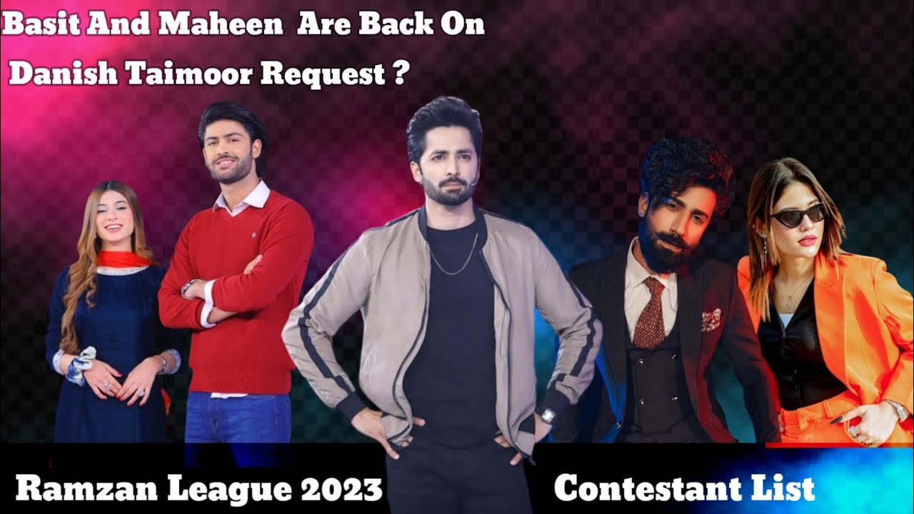 Game Show Aisay Chaly Ga Ramzan League 2023 Contestants List | Shahtaj ...