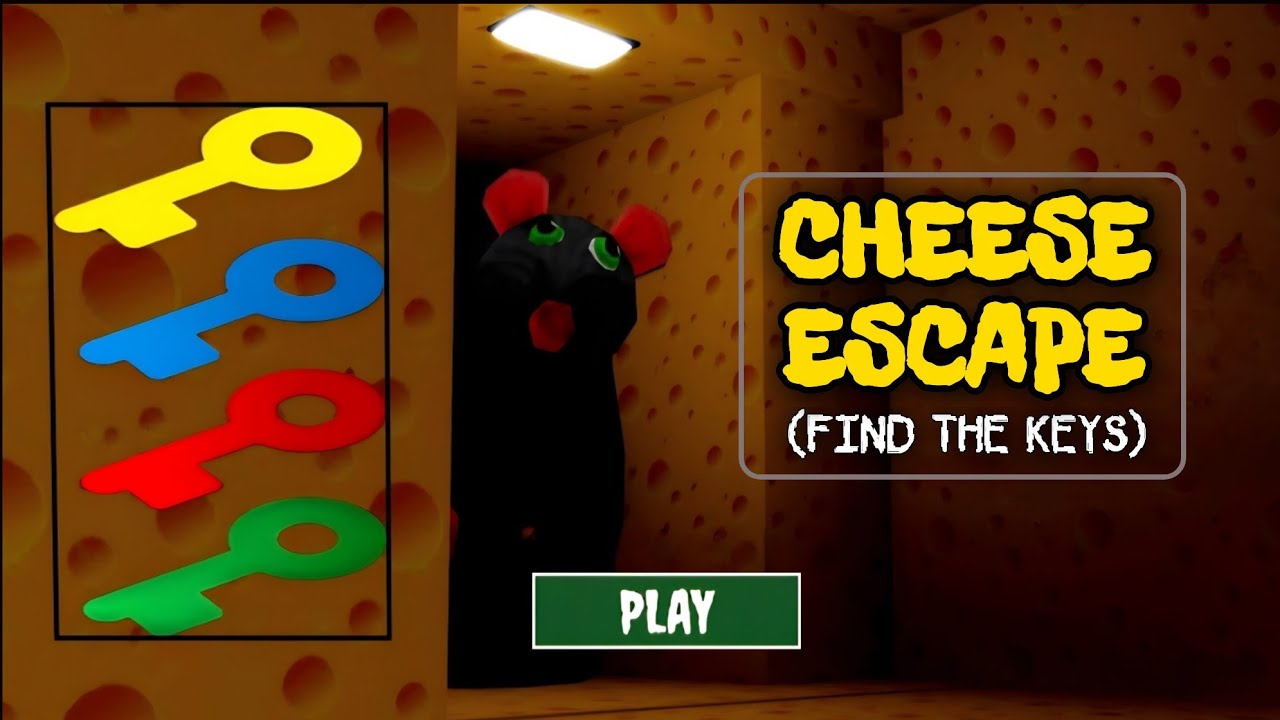 Find KEYS In CHEESE ESCAPE 👀 Roblox - How to Find White Door [Chapter 1 ...
