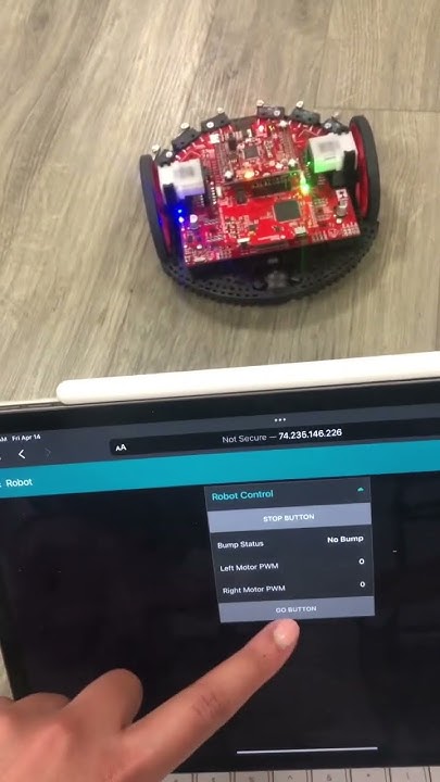 Web App Control of Robot - YouTube