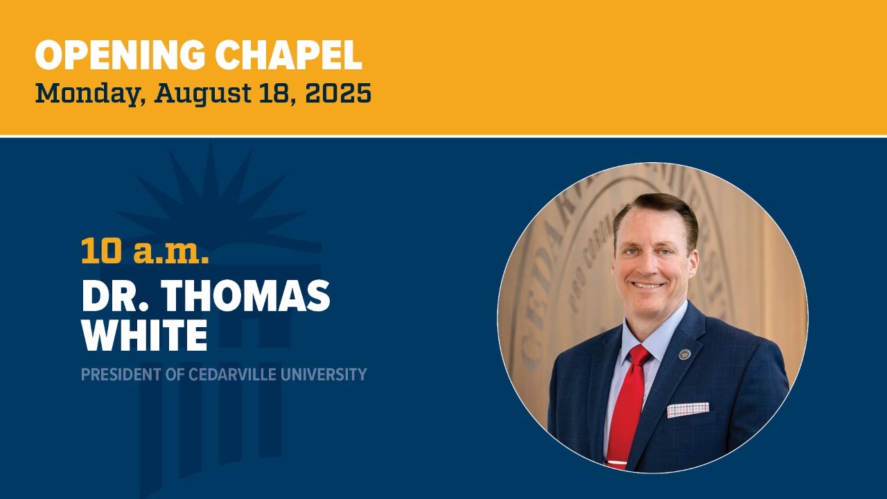 Opening Chapel 2025 | Dr. Thomas White - YouTube