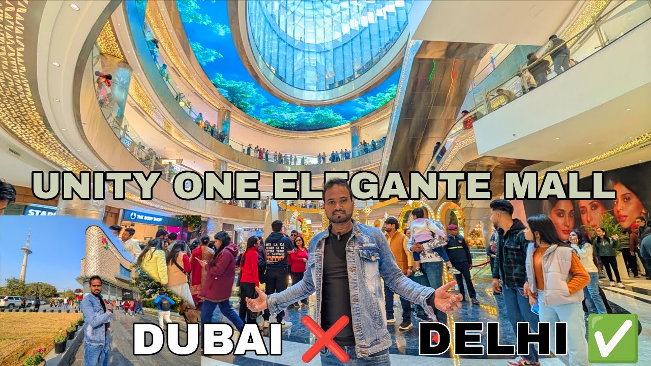 Ye Dubai Mall Se Kam Nahi | Unity One Elegante Mall | NSP Pitampura New ...