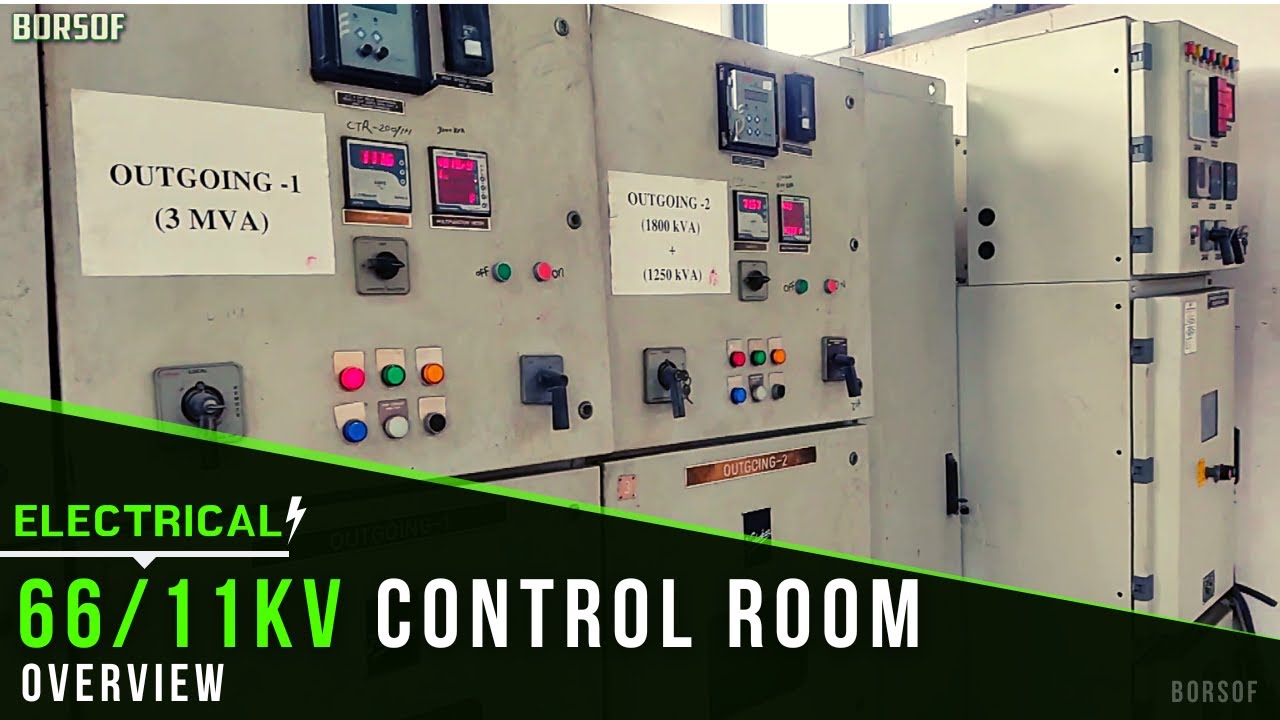 66/11kV Control Room | Overview | Panels | Electrical Substation ...