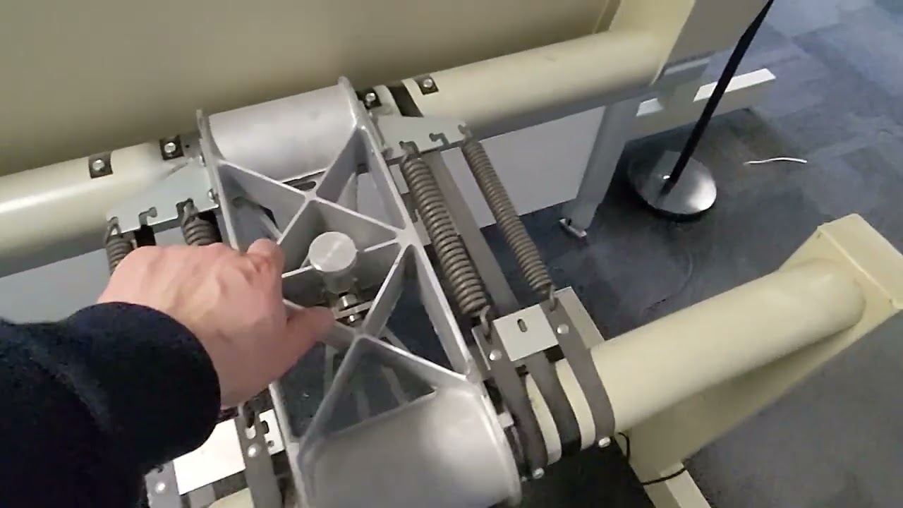 impressive drafting table mechanism - YouTube