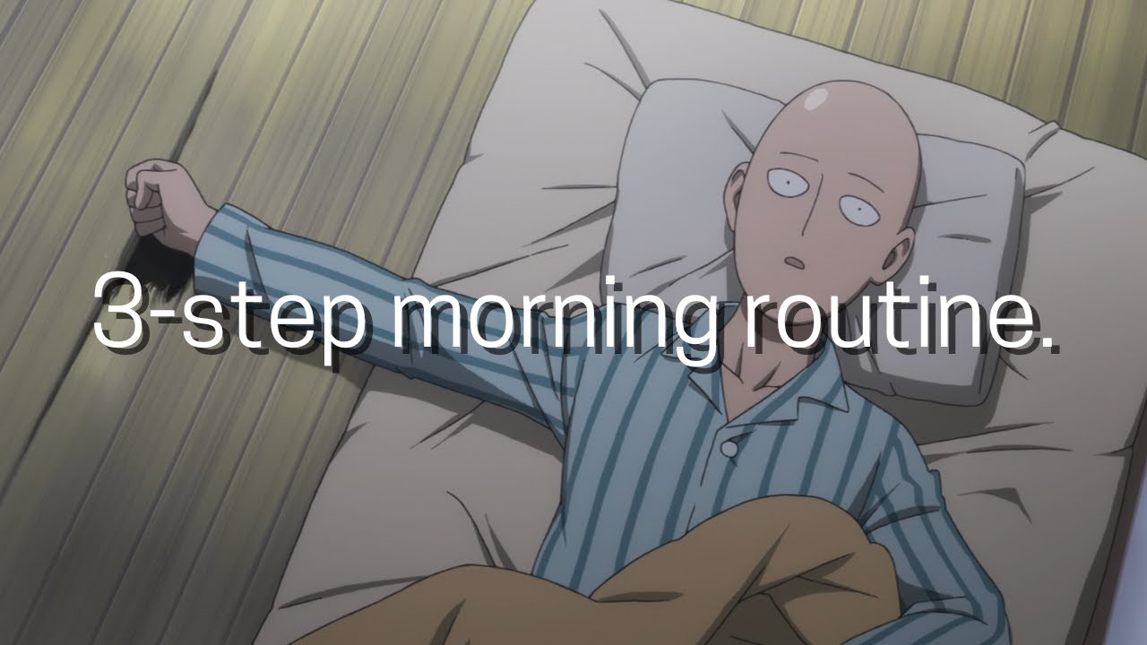 The perfect 3-step morning routine. - YouTube