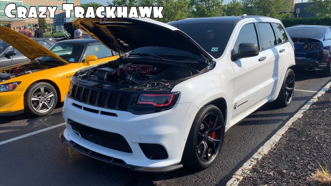 Crazy Trackhawk Shows Up At Cars And Coffee (Hellcats, Shelby’s, And ...