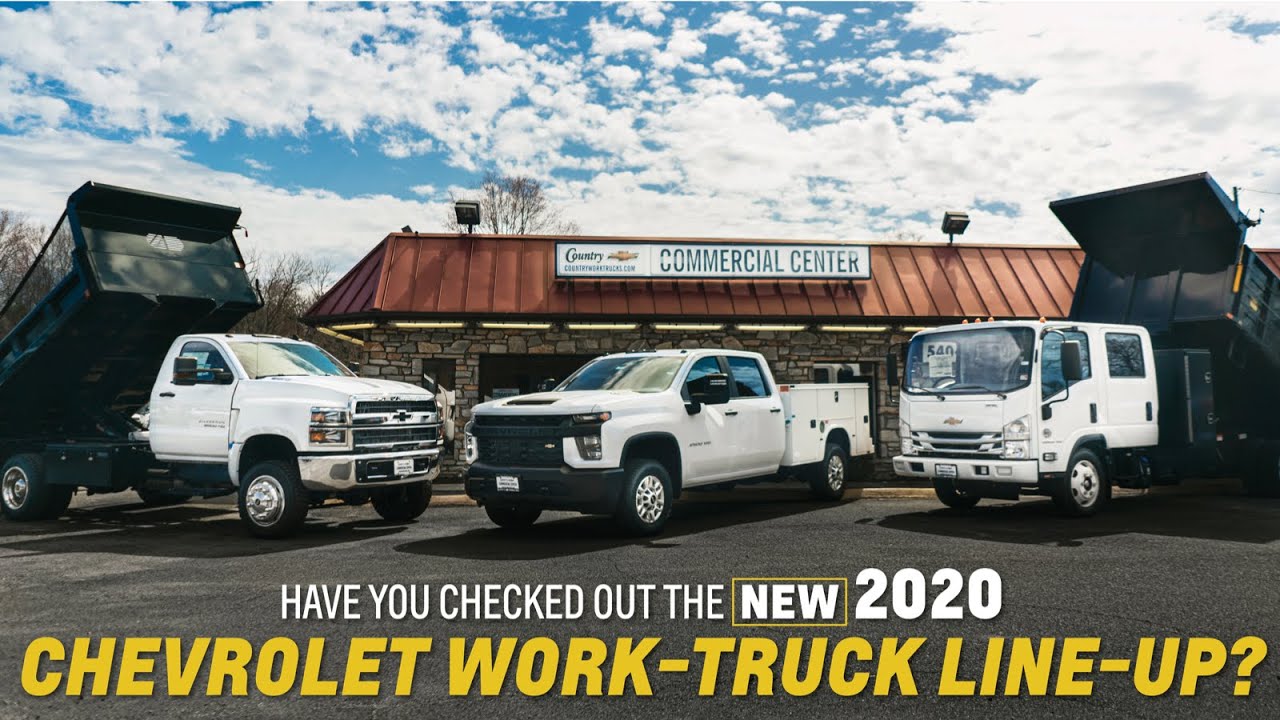 Check out the NEW CHEVROLET WORK-TRUCK Line-Up! - YouTube