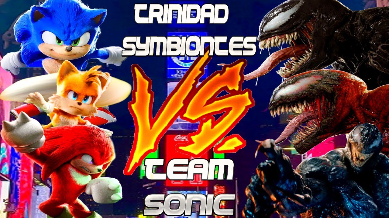 Trinidad symbionte vs Team Sonic (edit) #venom #sonic #symbiotes #tails ...