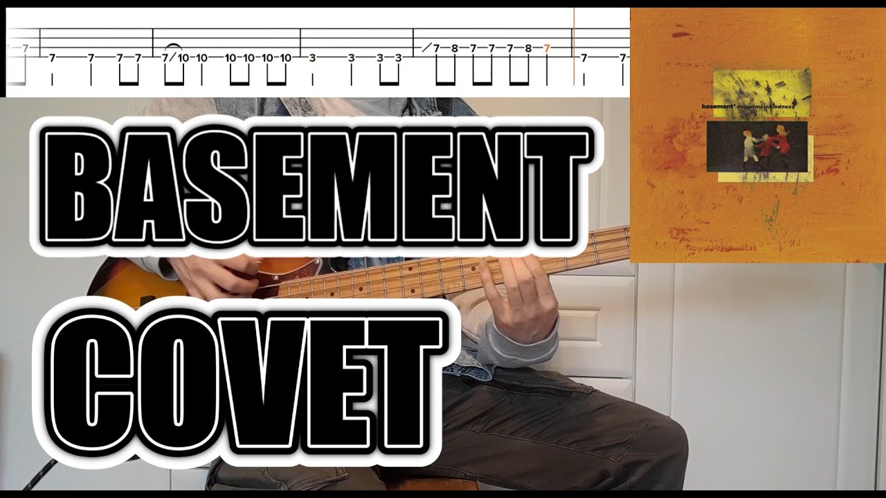 Basement - Covet - Bass Cover With TABS - YouTube