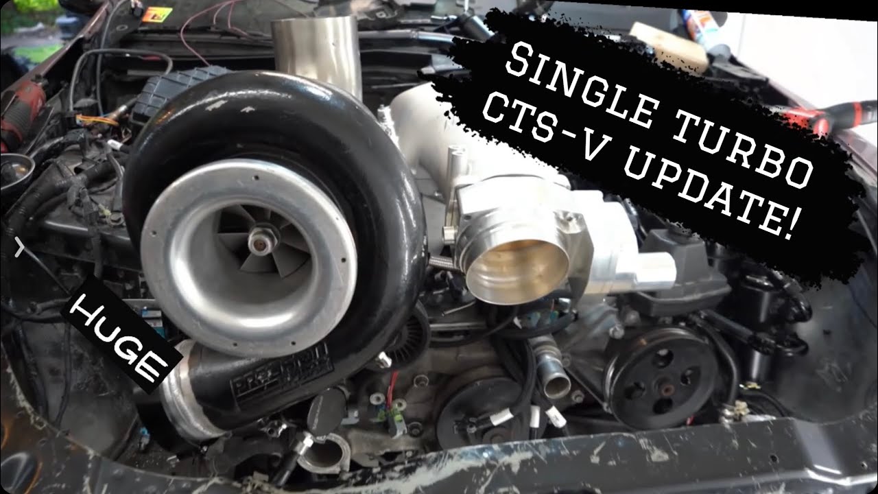Single Turbo CTS-V Update! - YouTube