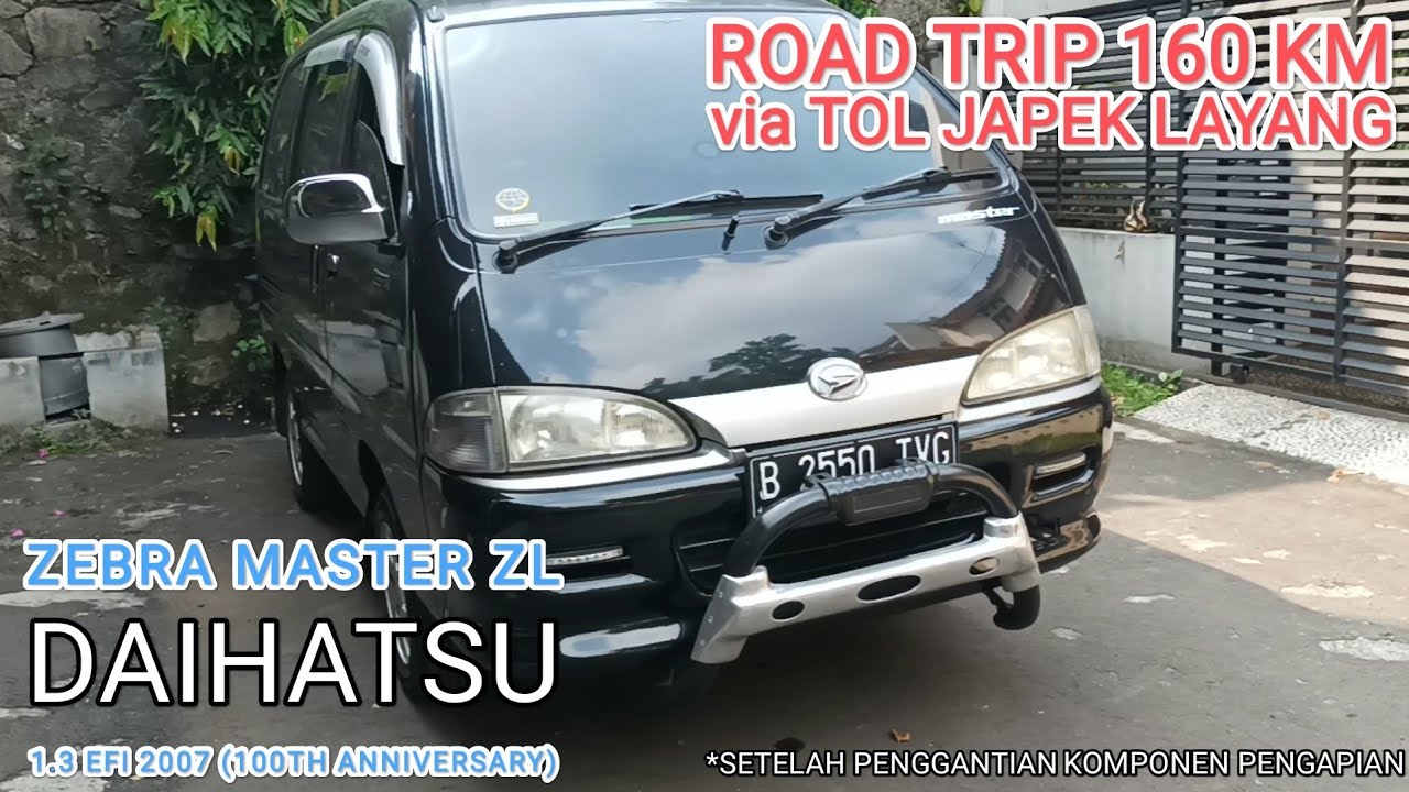 Drive Impression 160 Km via Japek Layang Daihatsu Zebra Master "Espass" ZL 1.3 EFI 2007 Mogok ...