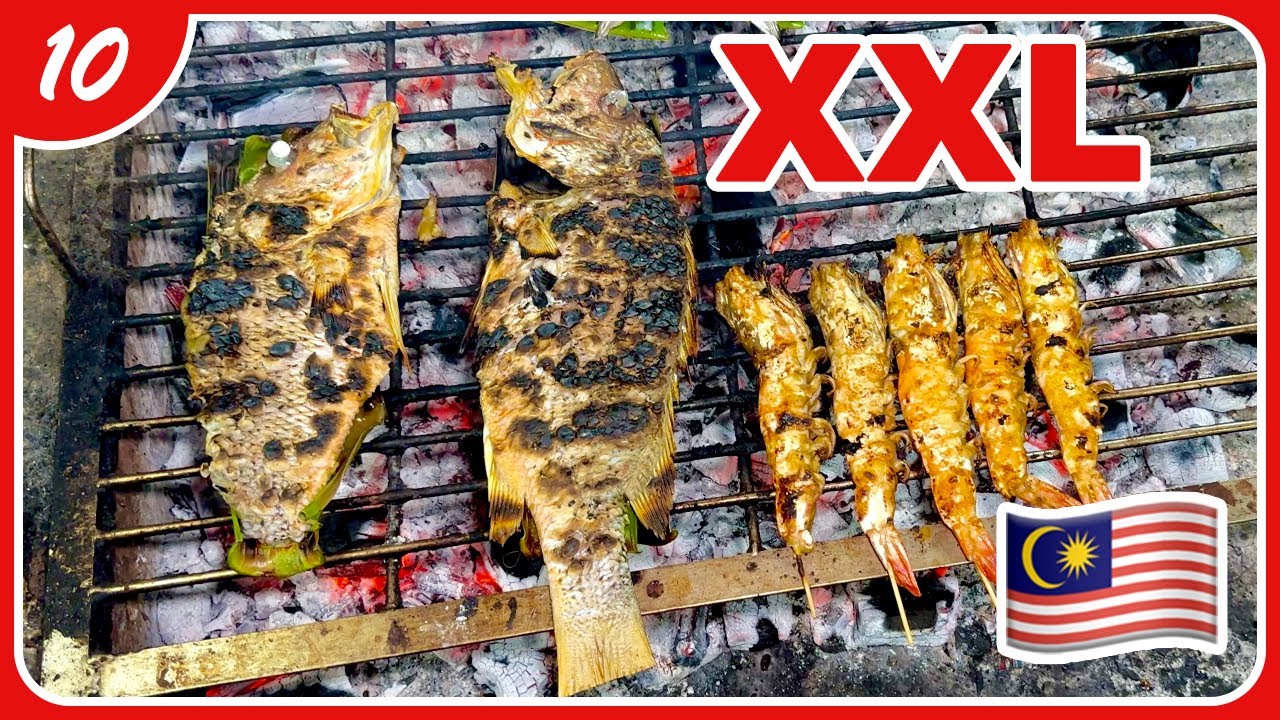 BBQ Grill FRESH Seafood Malay Style - Deli Muara Ikan Bakar - Hungry ...
