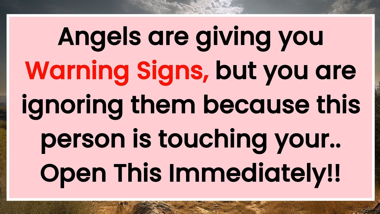 Angels are giving you warning Signs, but you are ignoring them because ...