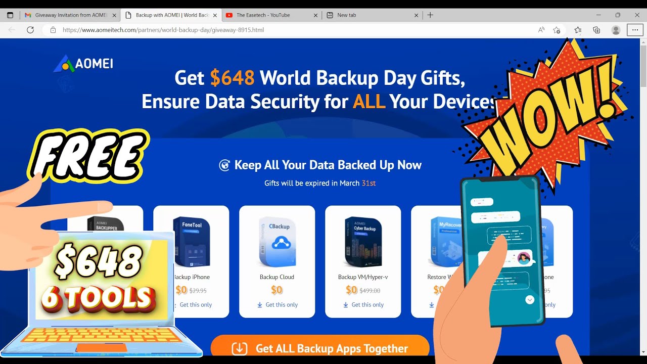 Unlock the Secret Data Security & Backup Tool $600 in Gifts - YouTube