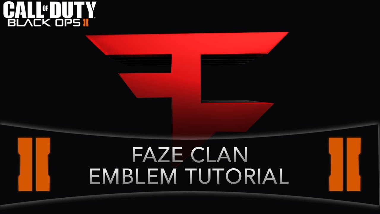 Black Ops 2: FaZe Clan Emblem | Tutorial | Skye - YouTube