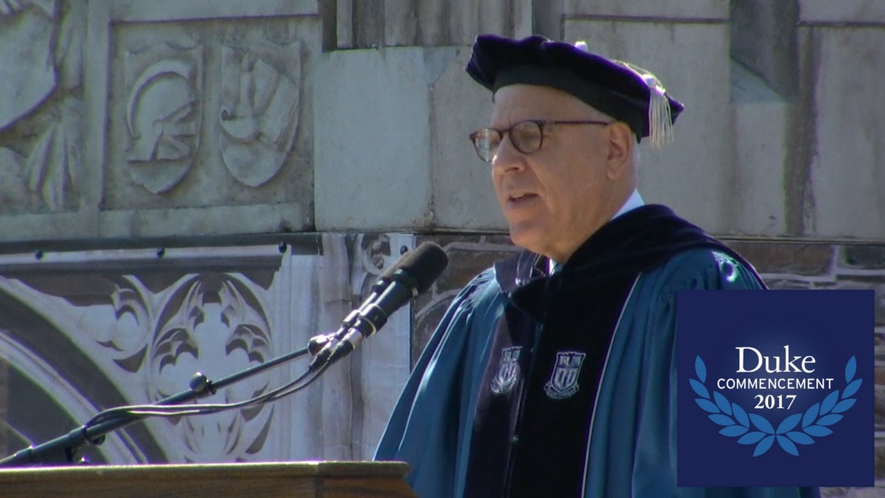 David Rubenstein, Duke University Commencement 2017 Speaker - YouTube