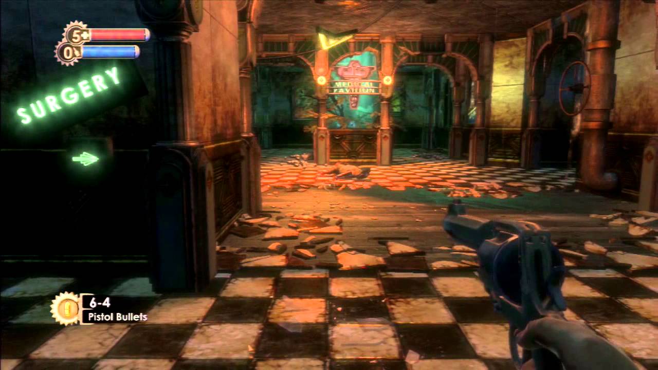 Bioshock - Medical Pavillion Part 1 - Platinum Trophy Guide - YouTube