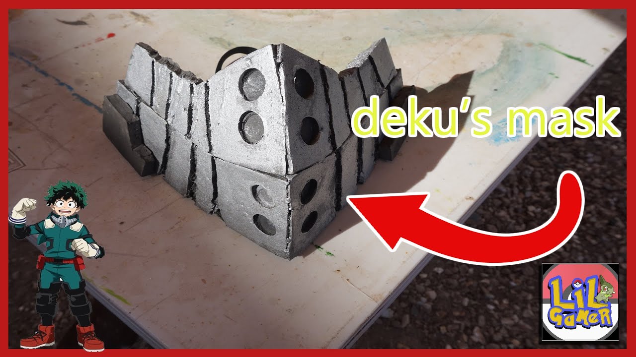 making deku's mask - YouTube