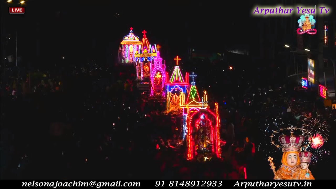 🔴🅻🅸🆅🅴 7th Sep 2022 Feast Car Procession from Our Lady of Health ...