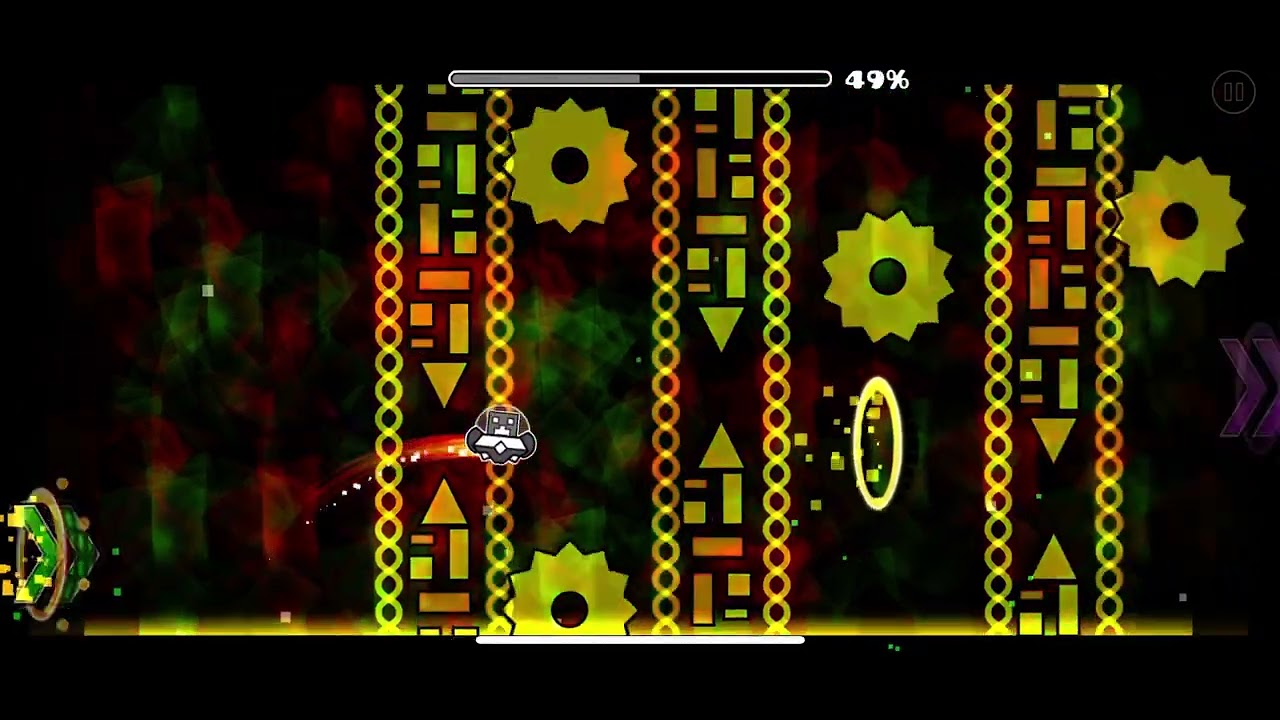 Geometry Dash Xmas Challenge in auto - YouTube