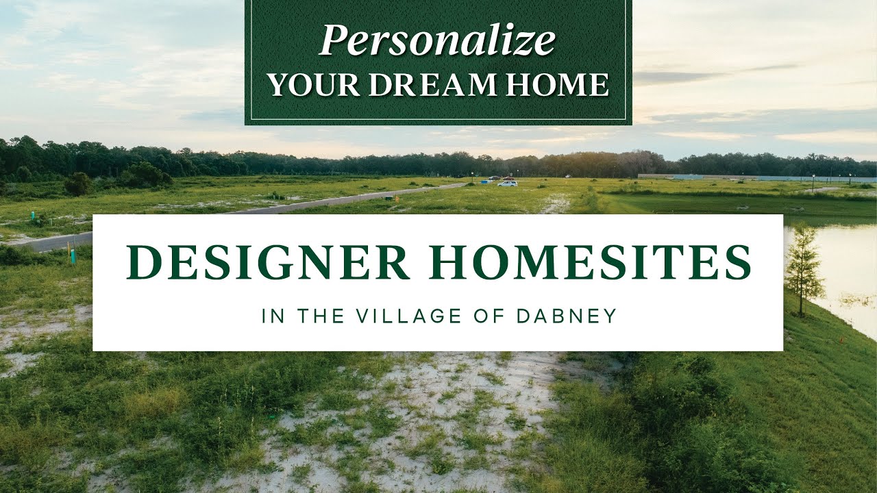 Personalize Your Dream Home in The Village of Dabney - YouTube
